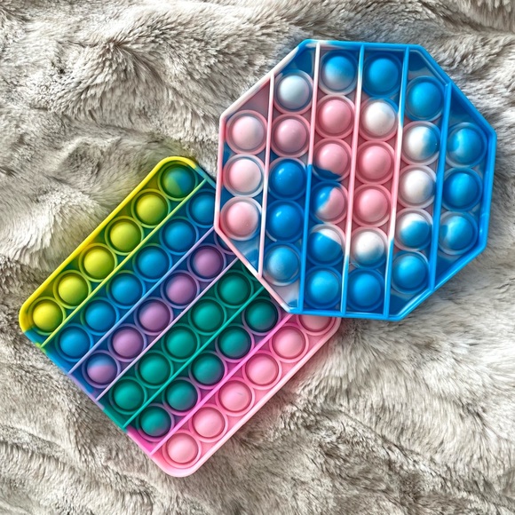 pop it | Toys | Pop Its Sensory Fidget Toys Bubble Popper Set Of Two ...